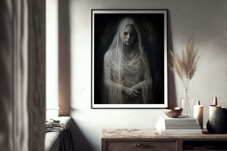Dark Bride Gothic Art Print Vintage Halloween Artwork Goth - Etsy