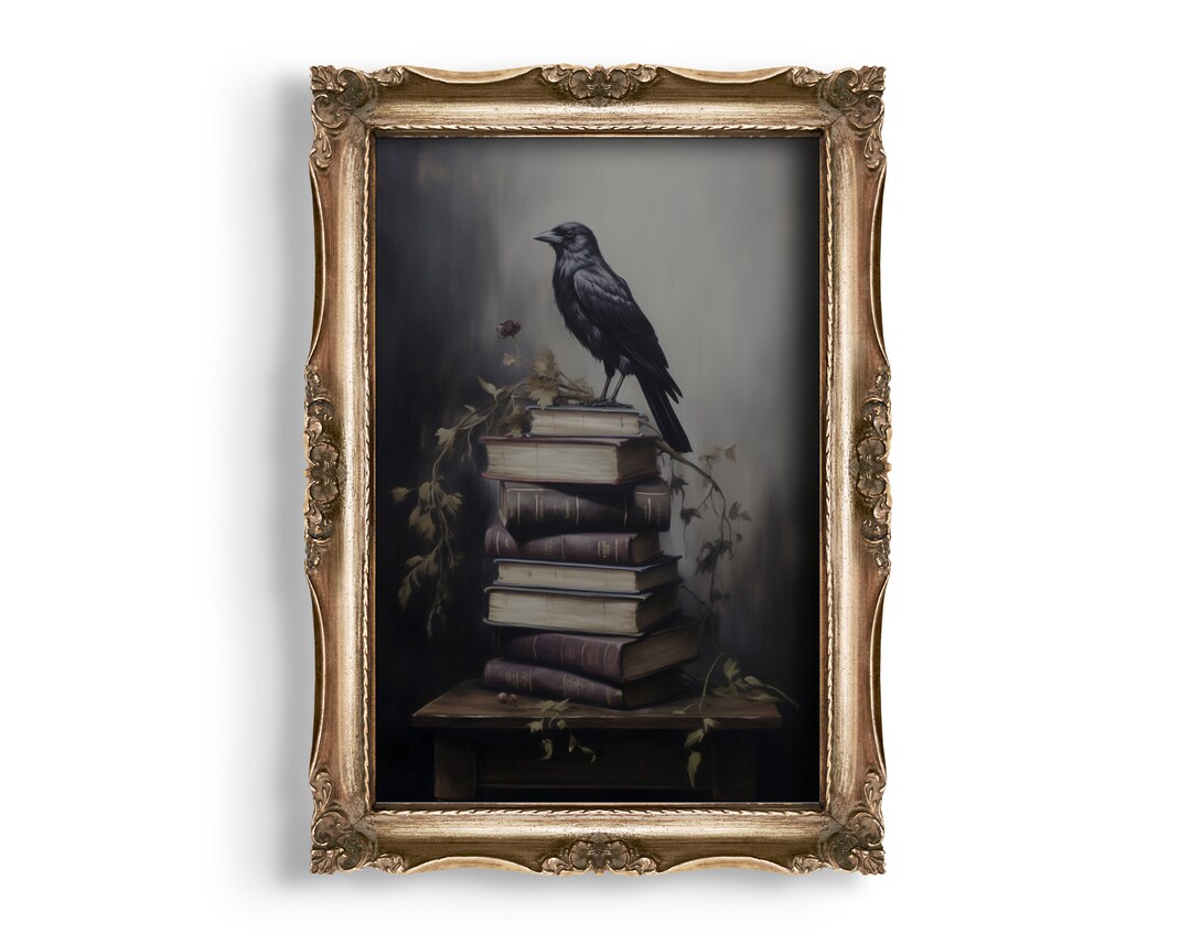 Still Life Dark Academia Prints, Oil Painting Printable, Dark ...