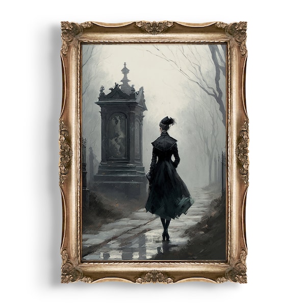 Cemetery Dark Art - Etsy