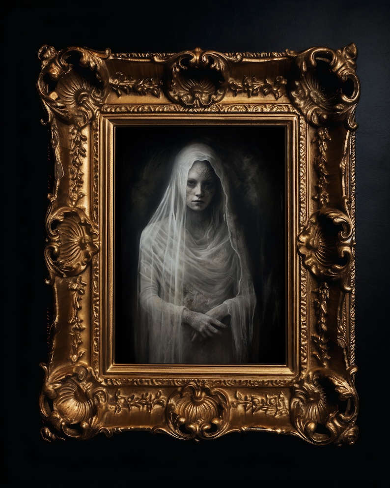 Dark Bride Gothic Art Print Vintage Halloween Artwork Goth - Etsy