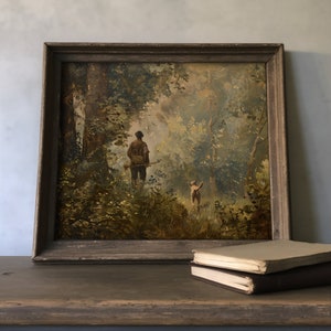 The Hunt | Dark Academia Print, Hunting Wall Art, Moody Nature Art ...