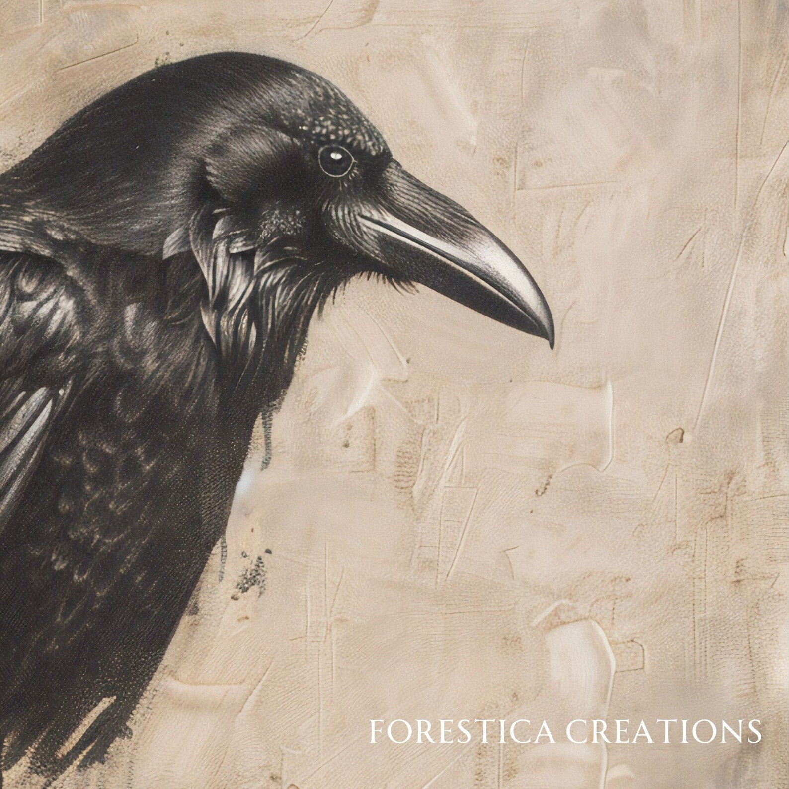 Raven & Skull | Dark Academia Prints, Witchy Room Decor, Gothic Wall ...