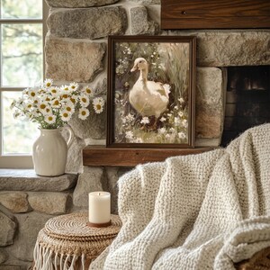 Goose | Cottagecore Wall Art, Easter Prints, Farmhouse Decor, Rustic ...