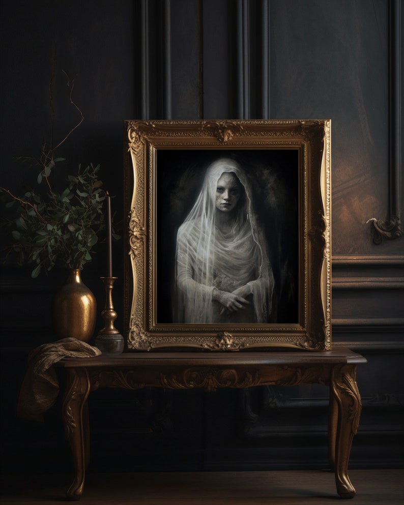Dark Bride Gothic Art Print Vintage Halloween Artwork Goth - Etsy
