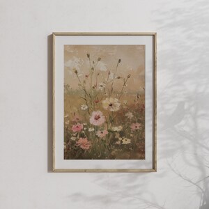 Set of 2 Meadow Prints | Cottagecore Wall Art, Rustic Farmhouse Decor ...