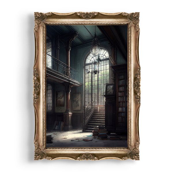 Library Wall Art - Etsy