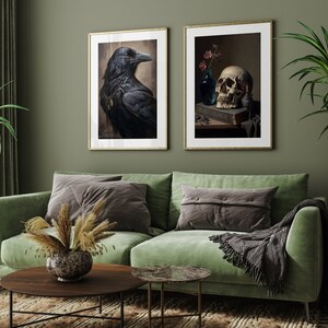 Set of 6 Dark Academia Prints Vintage Gallery Wall Set - Etsy