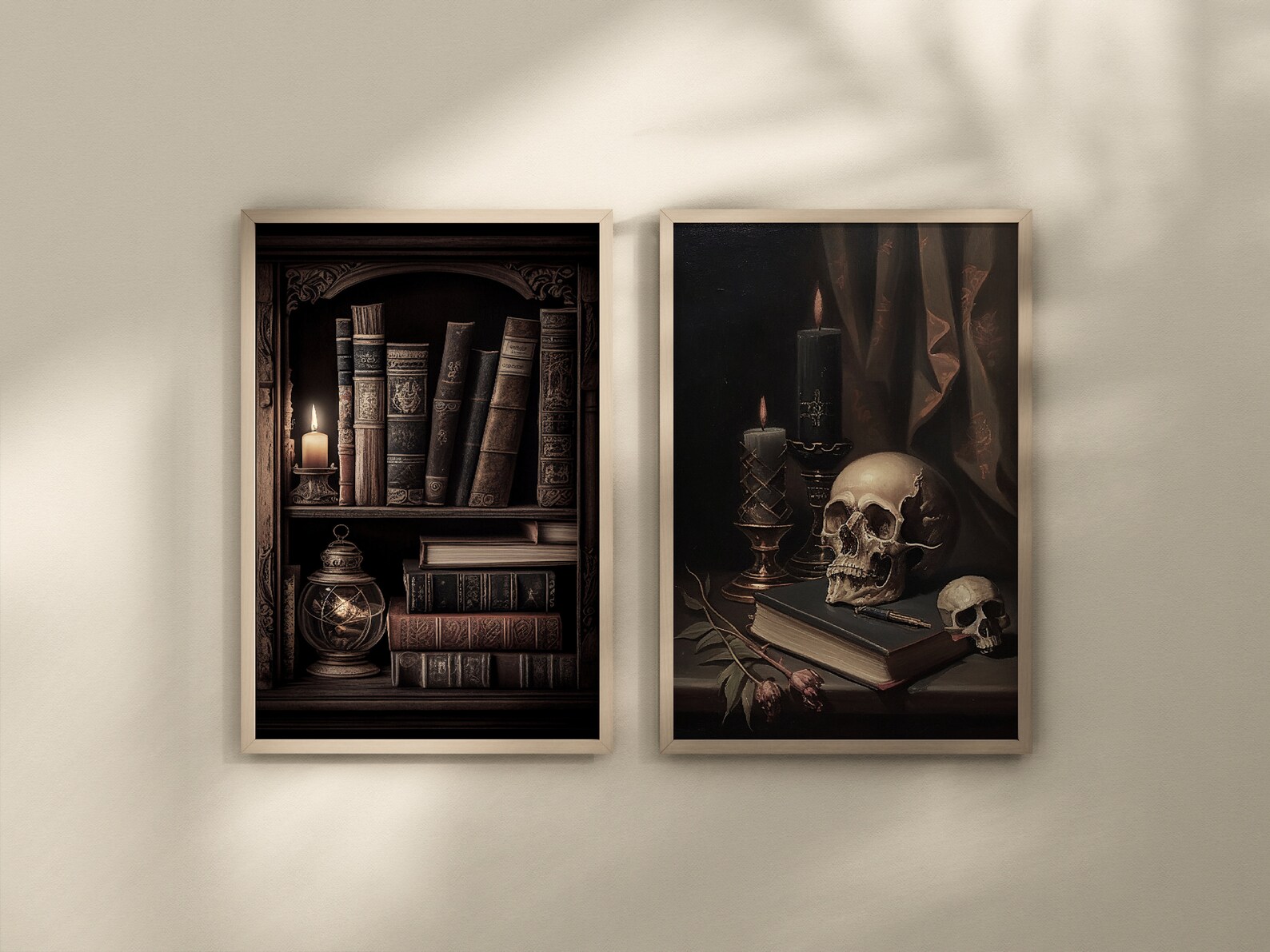 Set of 3 Dark Academia Prints Vintage Gallery Wall Set - Etsy