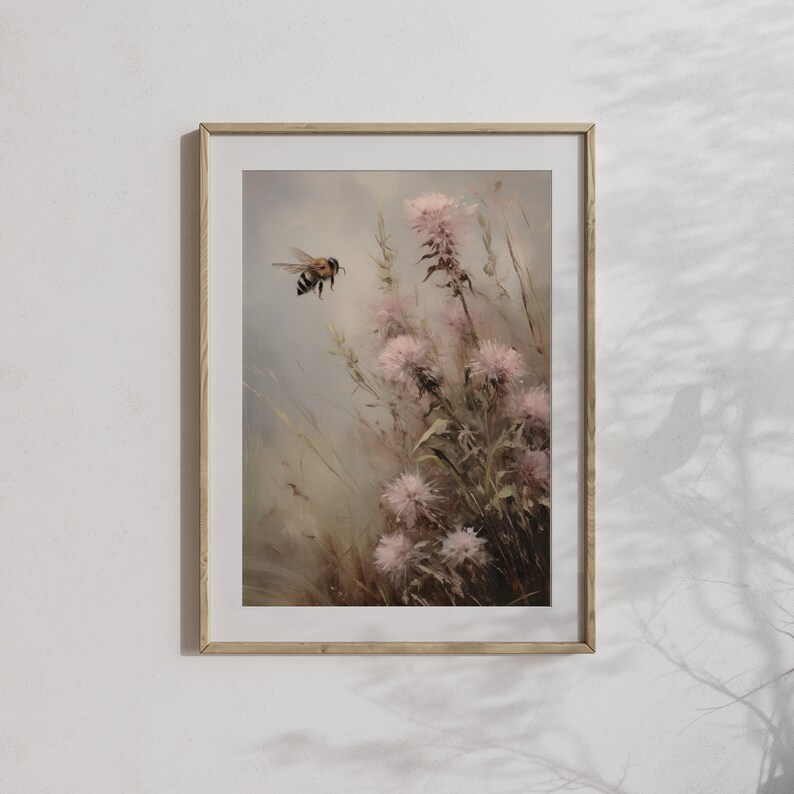 Set of 6 Spring Aesthetic Prints | Cottagecore Decor, Floral Gallery ...