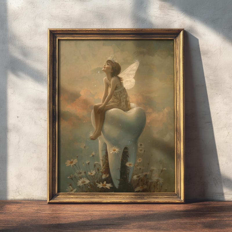 Vintage Tooth Fairy Art - Etsy