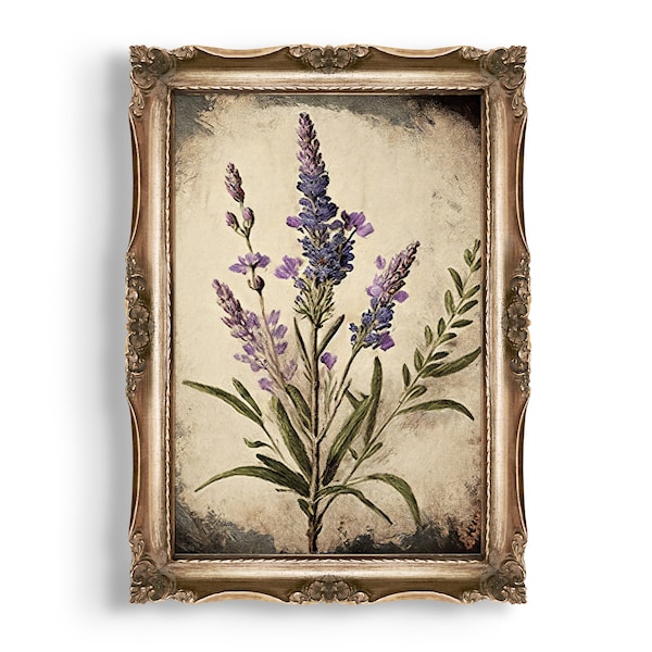 Lavender Print - Etsy