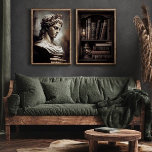 Set of 3 Dark Academia Prints Vintage Gallery Wall Set - Etsy