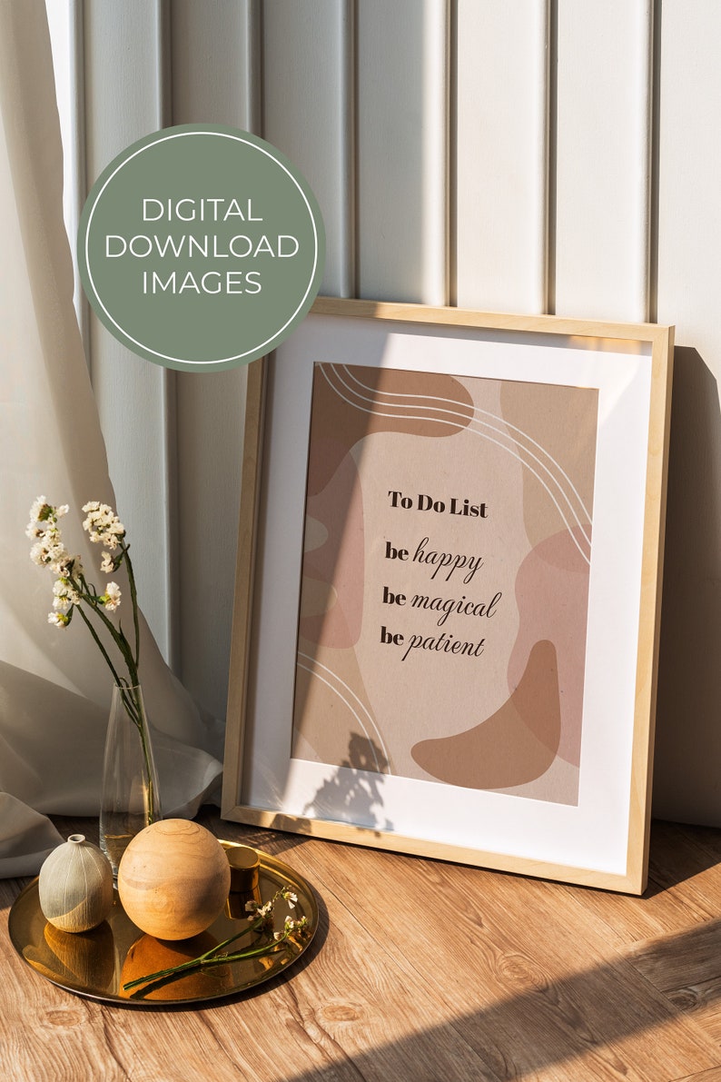 To Do List Wall Hanging, Digital Download, Printable Wall Art, Poster ...