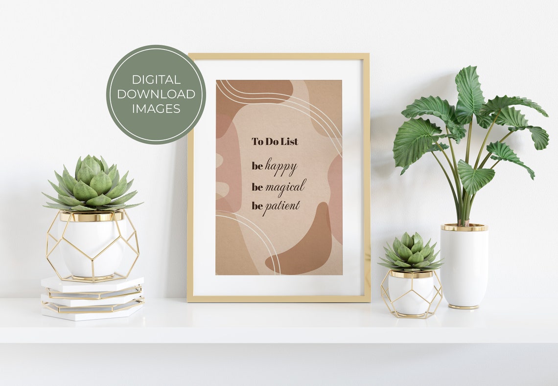 To Do List Wall Hanging, Digital Download, Printable Wall Art, Poster ...