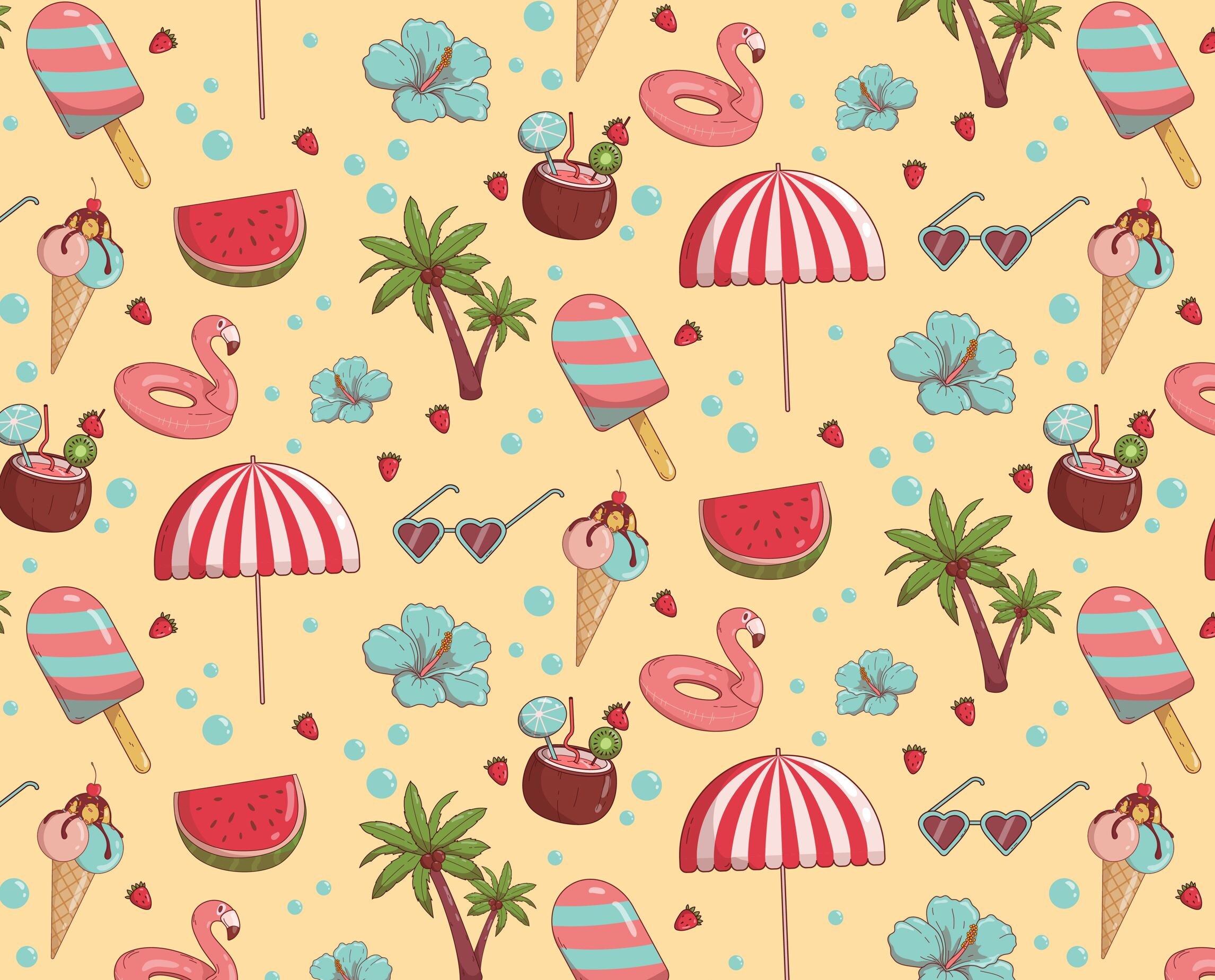 Cute Summer Love Clip Art Bundle Digital Files Including Vectorial Ai Eps Svg Pdf And
