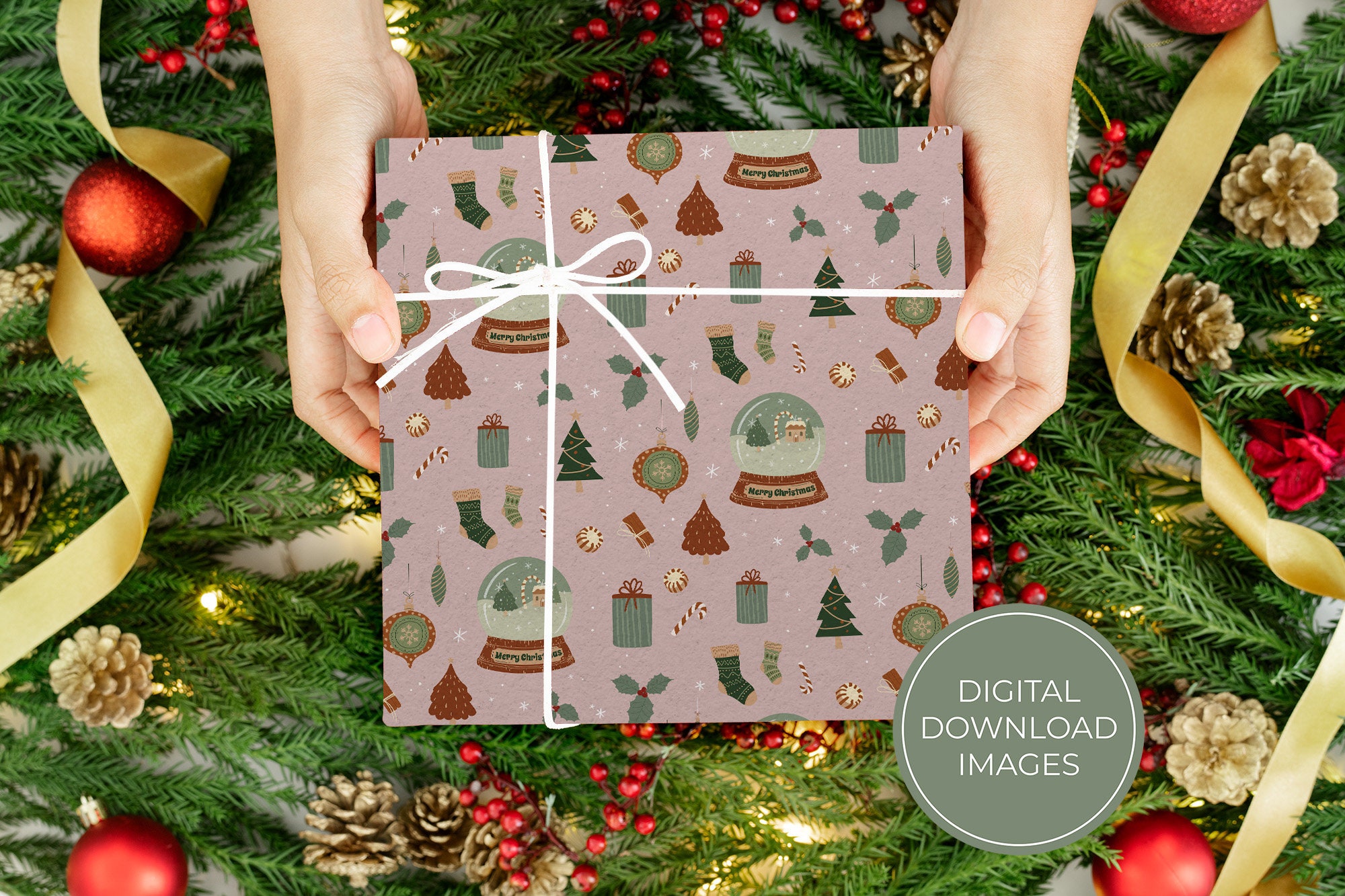 Joyful Cozy Christmas Vectorial Clip-art 30 Designs Bundle, Digital ...