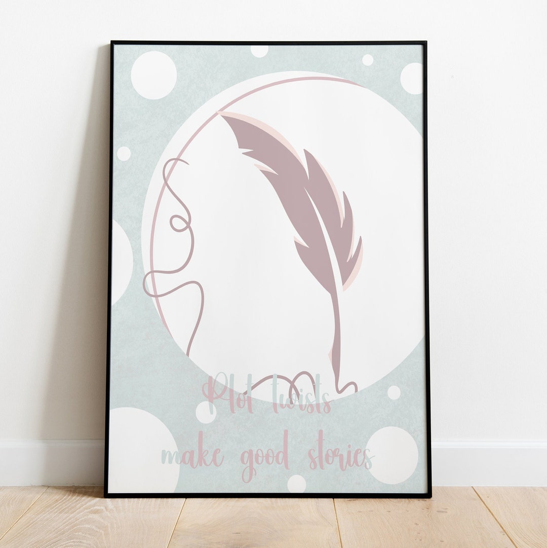 Positive Boho Poster With Inspirational Message Downloadable Positivity ...