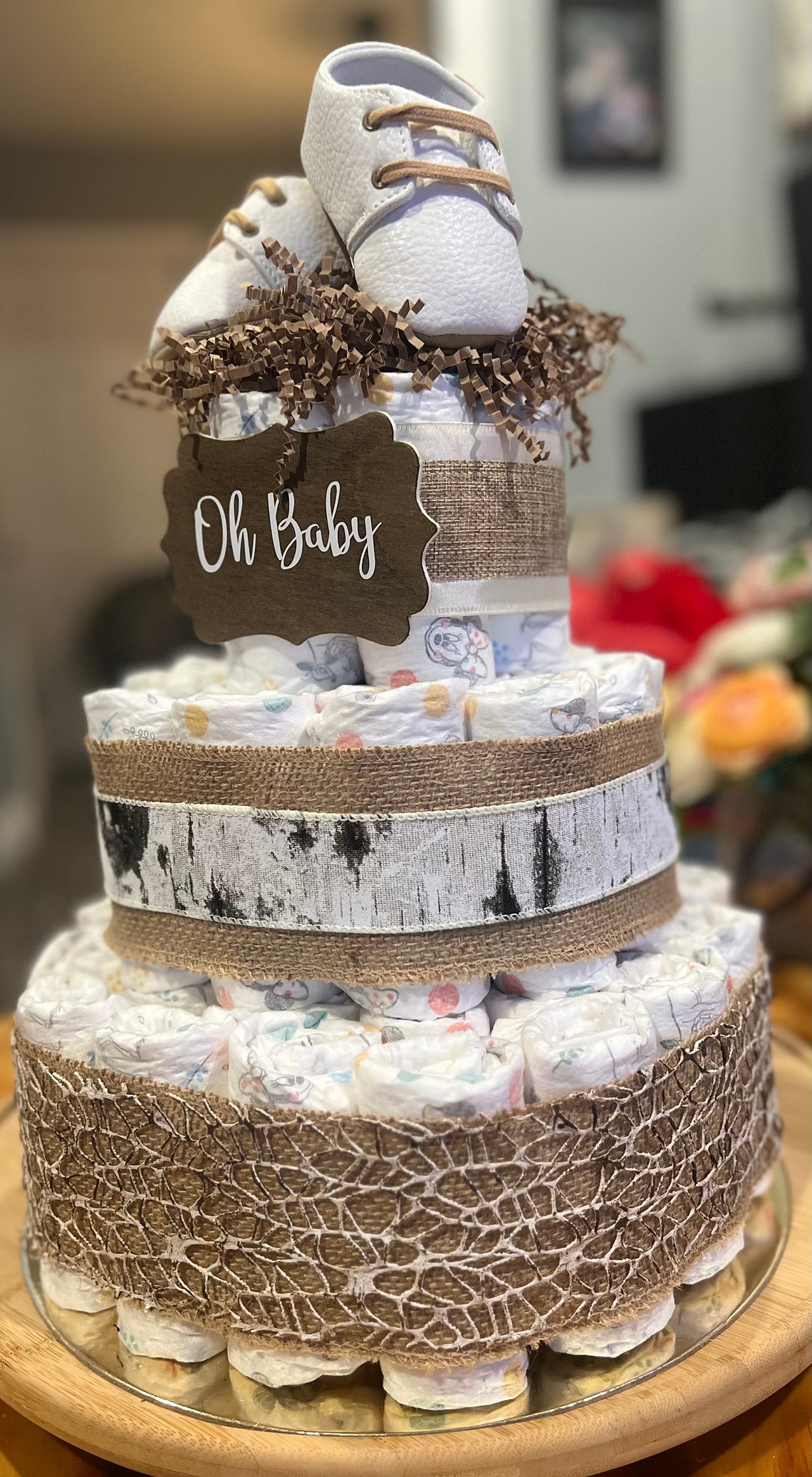 Hunting Theme Diaper Cake for Your Baby Shower Event or a Baby - Etsy
