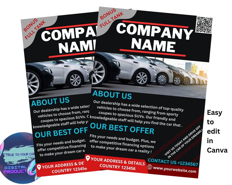 Customizable Car Dealership Flyer Template for Auto Dealership & Car ...
