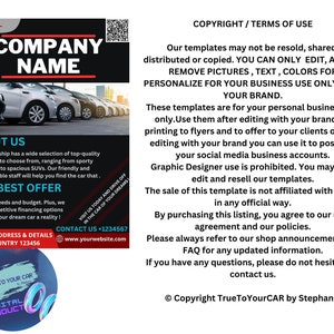 Customizable Car Dealership Flyer Template for Auto Dealership & Car ...