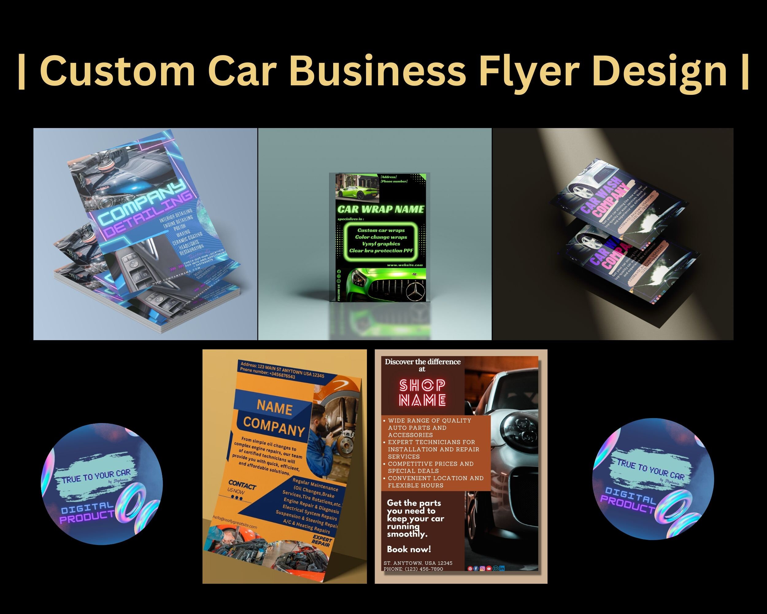 Custom Car Business Flyer Professional Design for Car Detailing/car ...