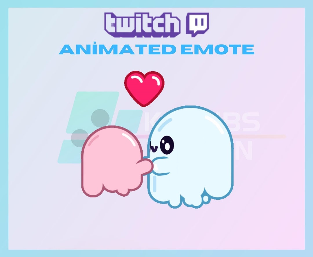 Animated Twitch, Kick Emote, Cute Ghost Emote, Holding Hands Emote ...