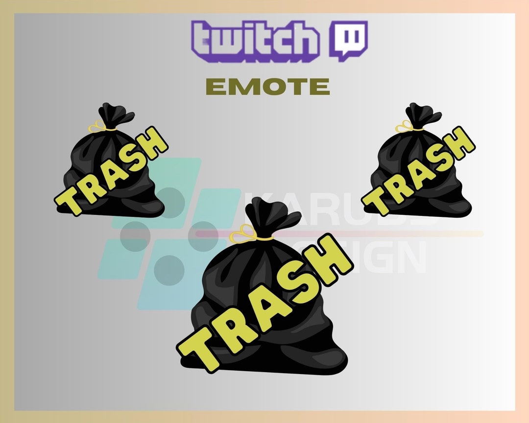 1 Twitch Emote, Trash Emote, Community Emote, Bad Emote, Twitch Emote ...