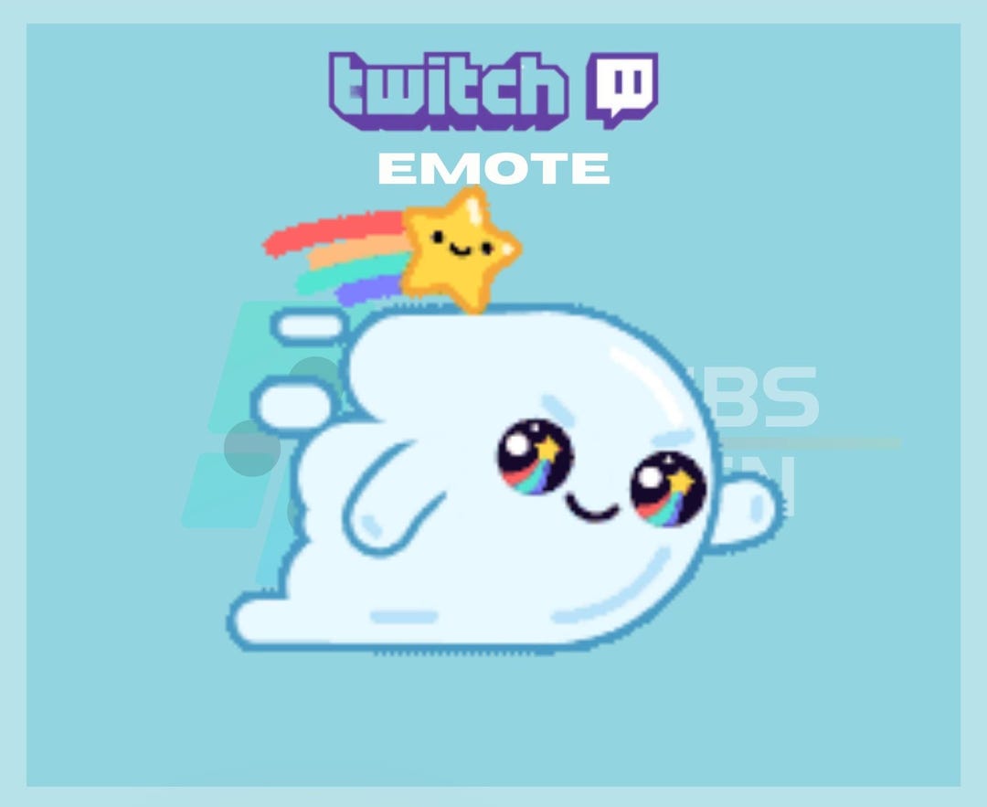 Animated Twitch, Kick Emote, Ghost Hype Emote, Cute Emote, Flying Emote ...