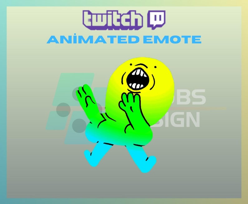 Animated Twitch, Kick Emote, Green Monster Emote, Wacky Dance Emote ...