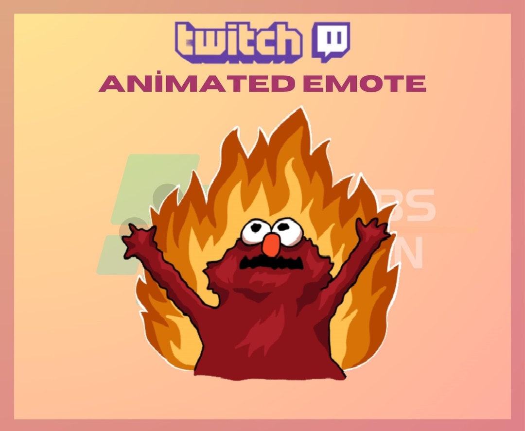 Animated Twitch, Kick Emote, Hellmo Emote, Cute Emote, Hellmo Fire ...