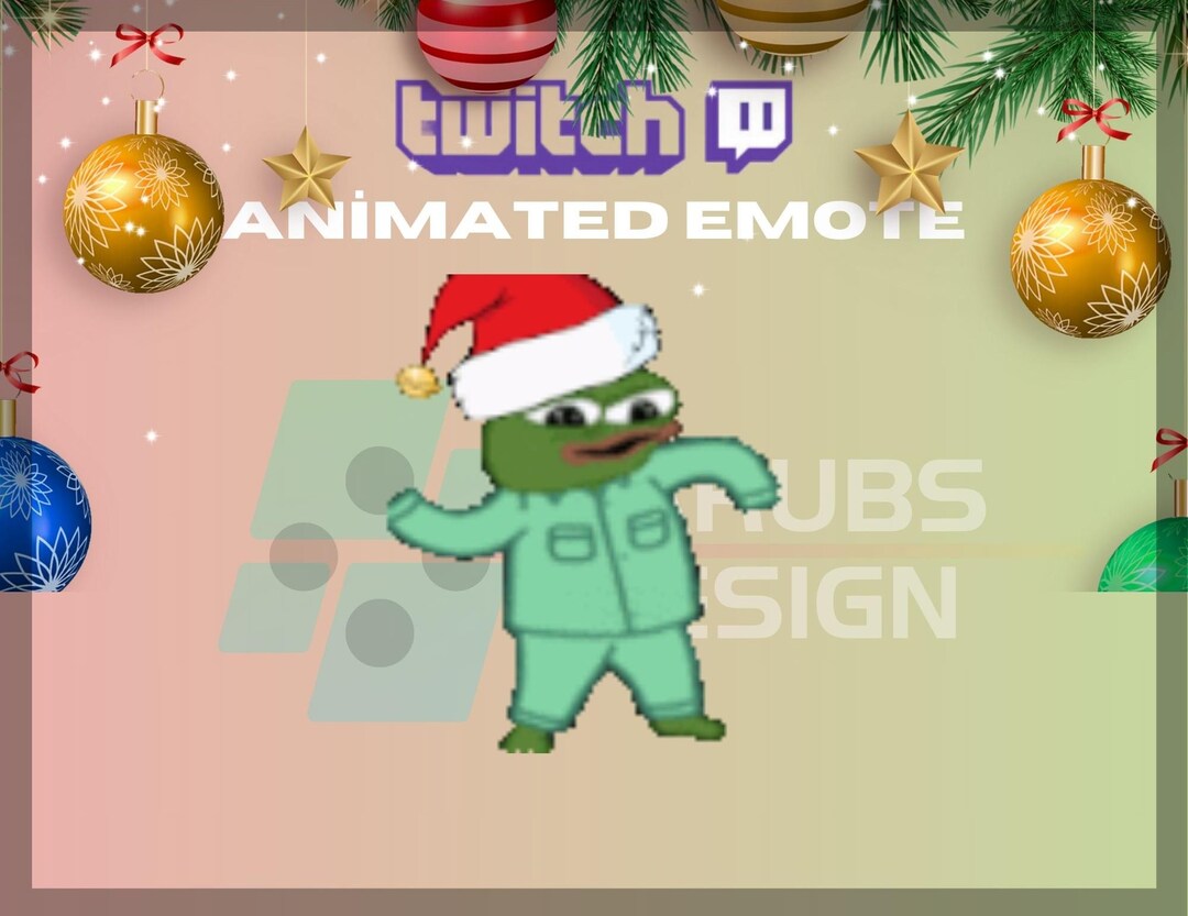 Animated Twitch, Kick Emote, Pepe Emote, Frog Emote, New Year Emote ...