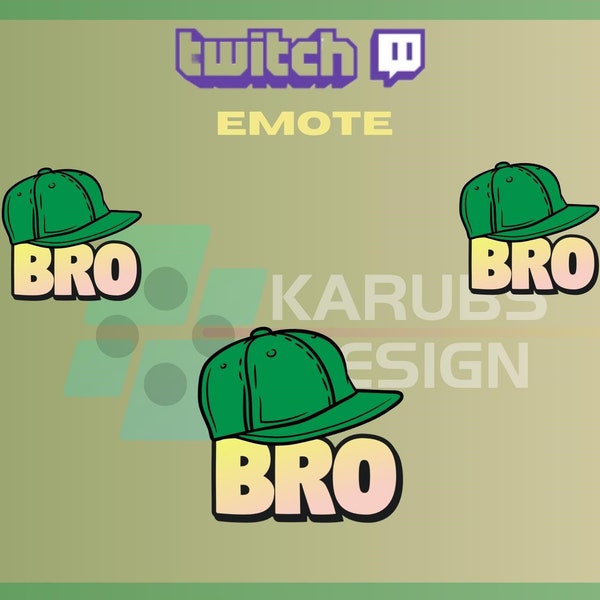 Bro Kap Emote Etsy