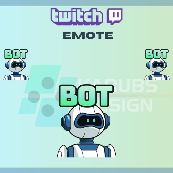 Robot Twitch Emotes - Etsy