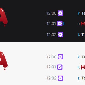 6 Twitch Emotes, Blood Text Emote, GG Emote, LOL Emote, Raid Emote, Lfg ...