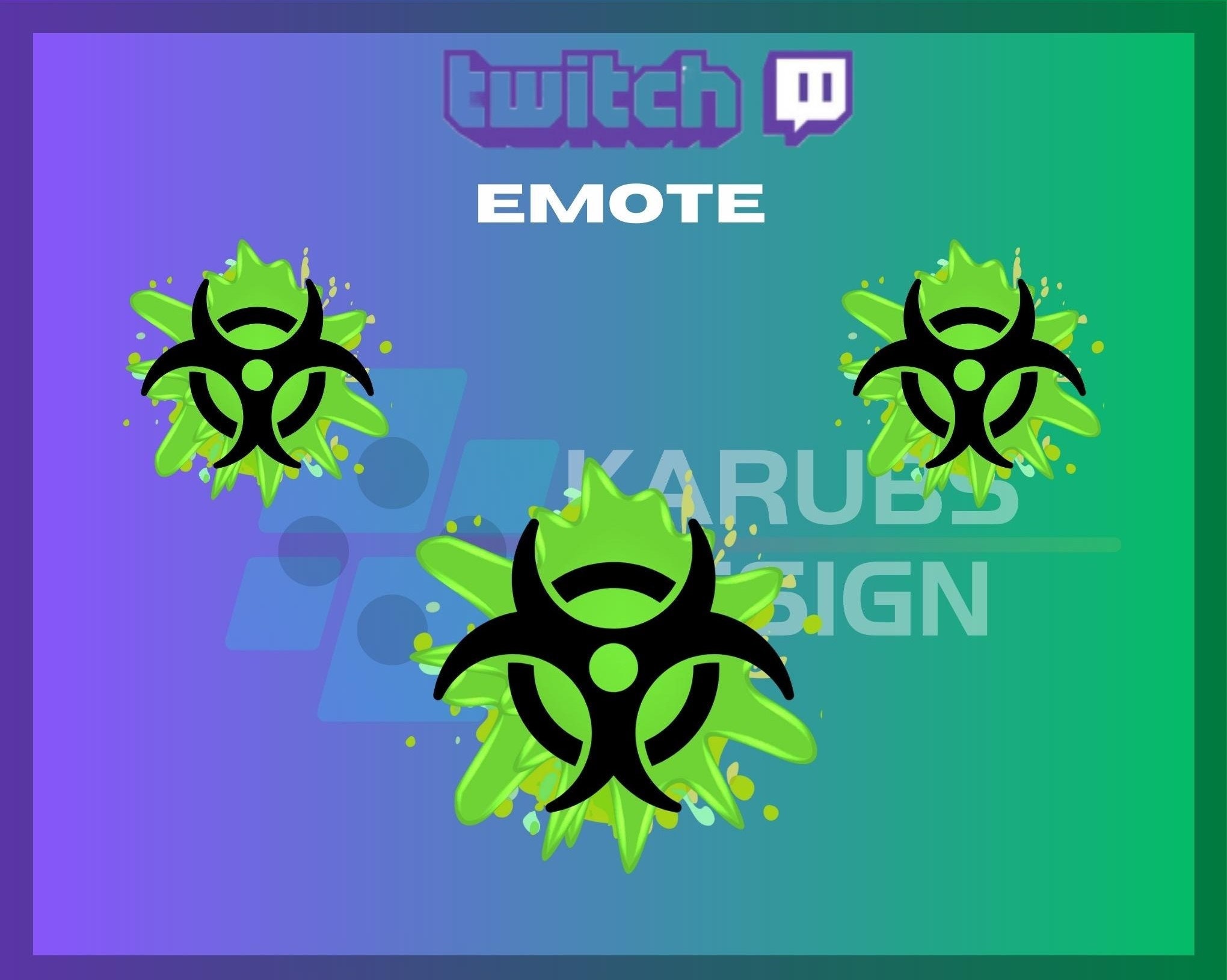 1 Twitch Emote, TOXIC SPLAT Emote, Toxic Emote, Community Emote, Funny ...