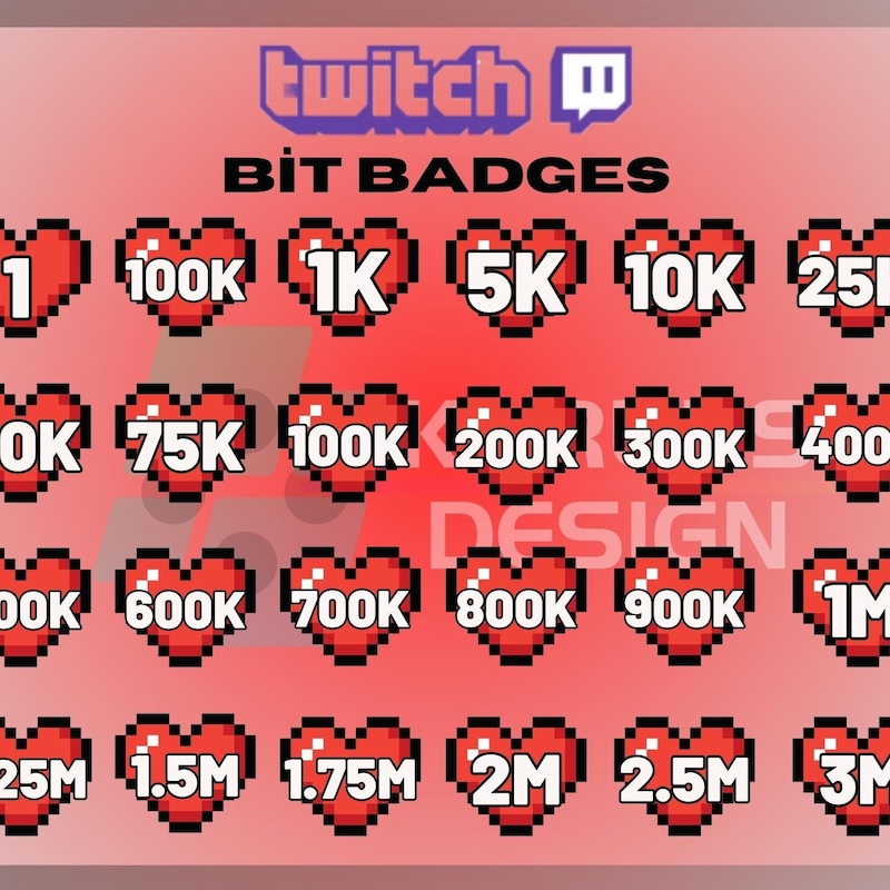 Pixel Twitch Badge - Etsy