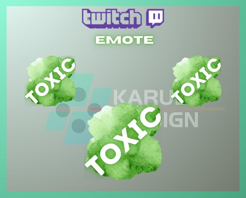 1 Twitch Emote Toxic Emote FPS Emote Funny Emote Community - Etsy