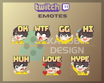 7 Twitch, Kick Emotes, Anime Boy Emote, Kawaii Anime Boy, Anime Emote ...