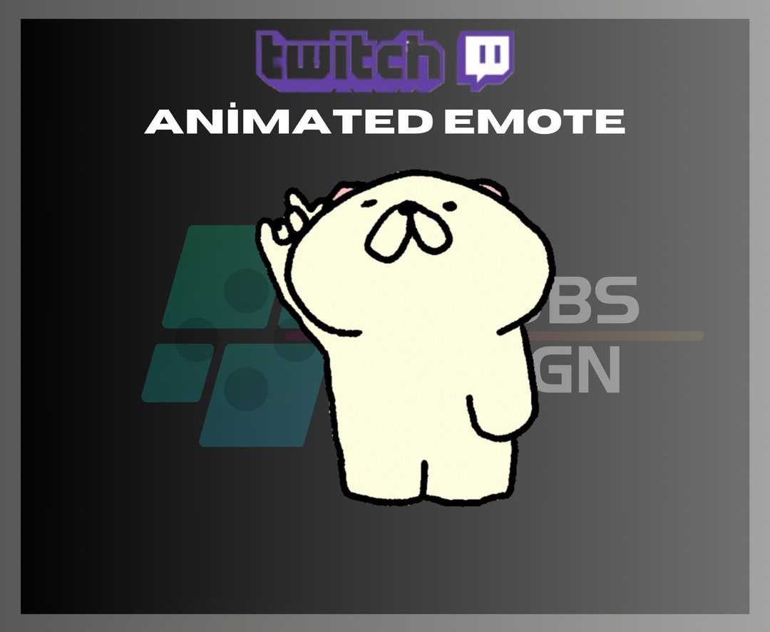 Animated Twitch Emote, Rocker Bear Emote, Party Emote, Music Emote ...