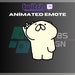 Animated Twitch Emote, Rocker Bear Emote, Party Emote, Music Emote ...