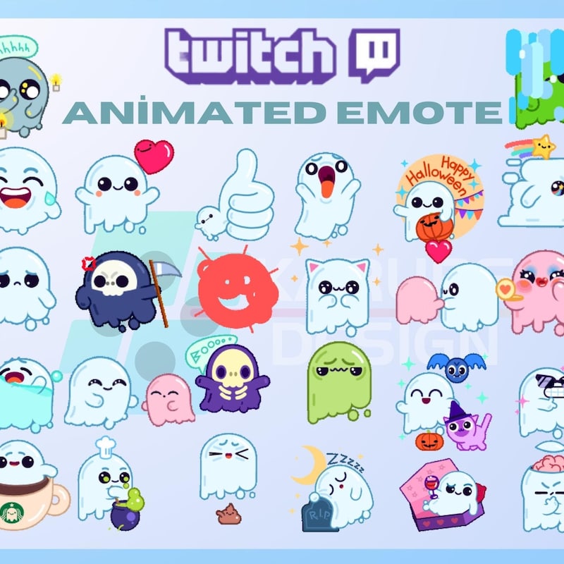 Custom Ghost Twitch Emotes - Etsy Canada