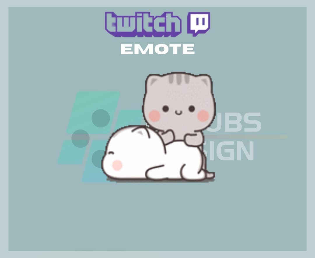Animated Twitch, Kick Emote, Kitty Emote, Massage Emote, Relaxation ...
