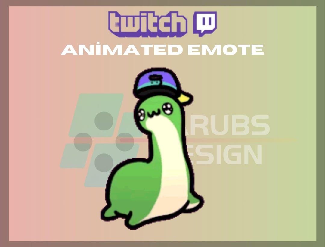 Animated Twitch, Kick Emote, Dancing Dinosaur Emote, Dino Emote, Cute ...