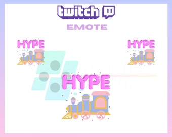 Hype Train Emote for Twitch - Etsy