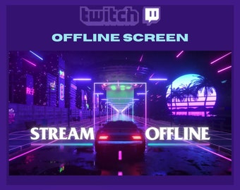 Twitch Offline Banner Night City Skyline, Stream is Offline Twitch ...