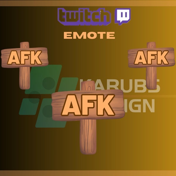 Afk Emote - Etsy
