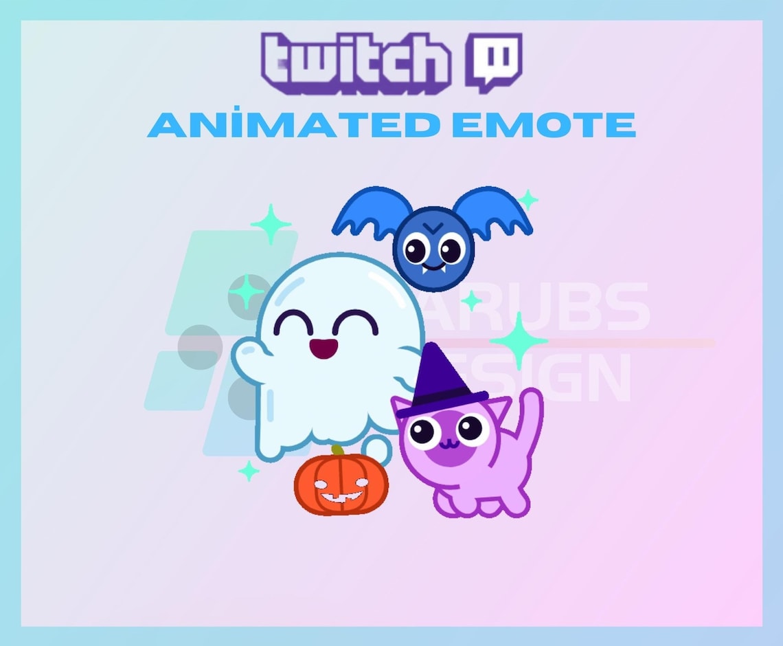 Emote animado de Twitch, Kick Emote, Ghost Dancing Emote, Emote lindo ...