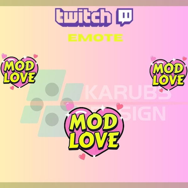 Twitch Emote Mod - Etsy
