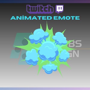 Animated Twitch Emote, BOOM Emote, Explosion Emote, Twitch Stream, for ...