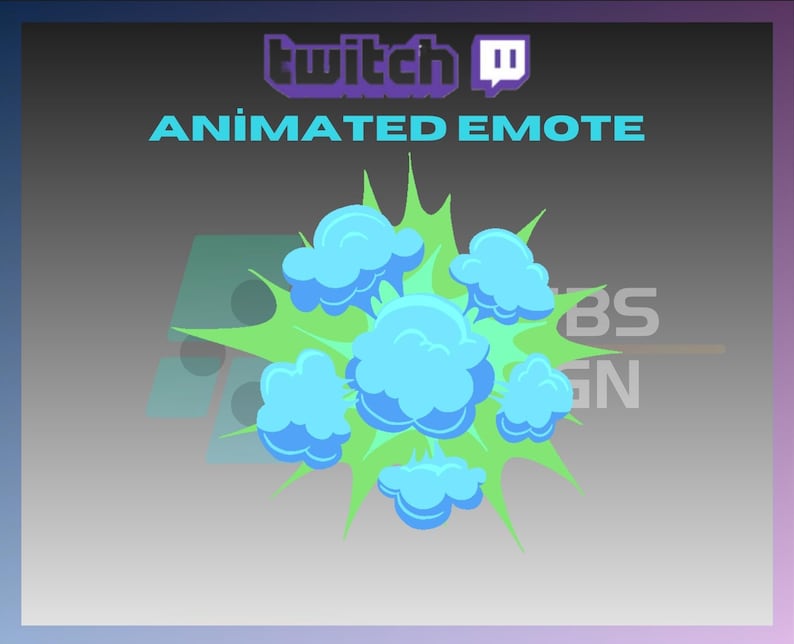 Animated Twitch Emote, BOOM Emote, Explosion Emote, Twitch Stream, for ...